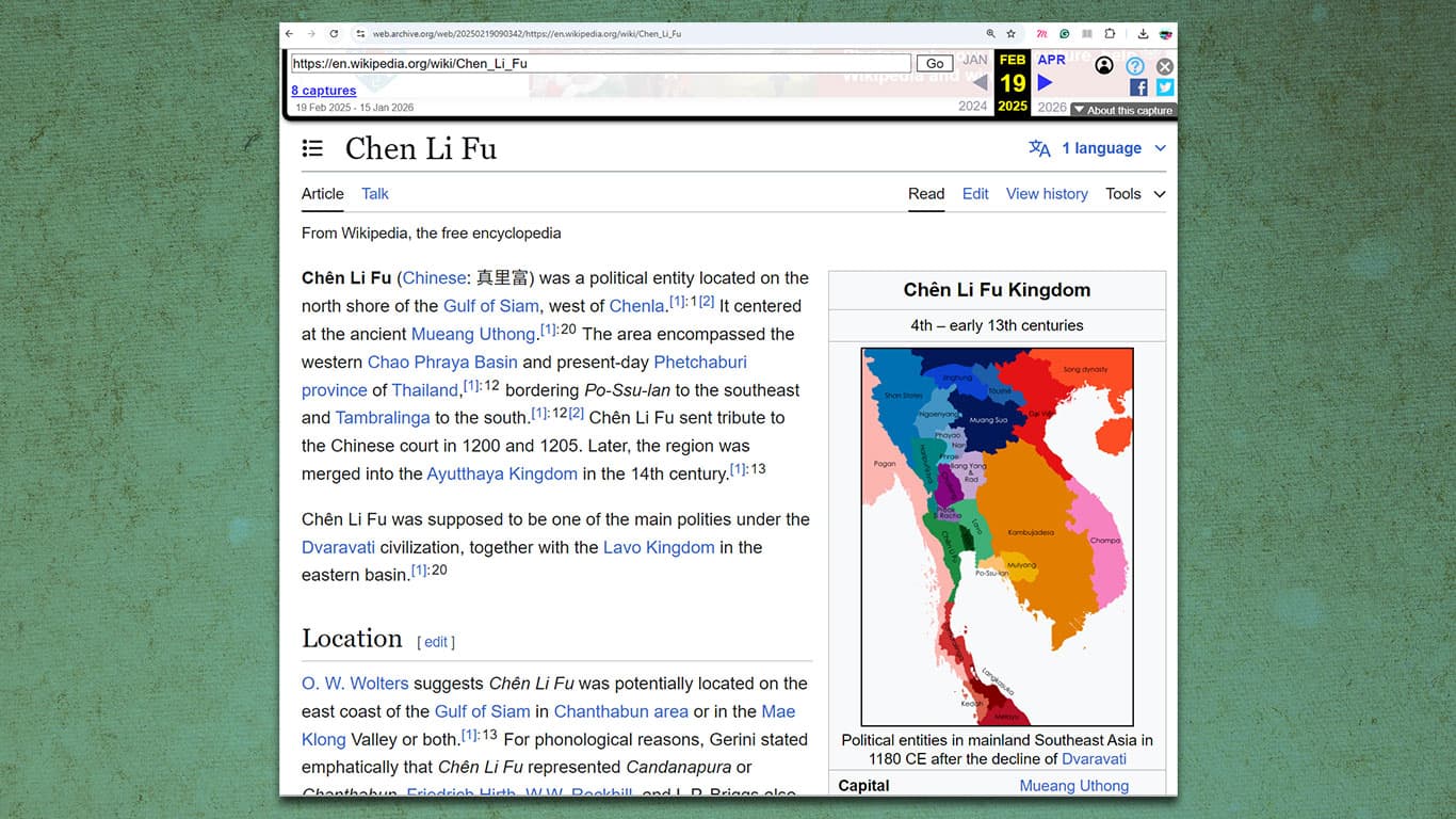 The Thai-icization of Zhenlifu (Chen-li-fu) and Southeast Asian History ...